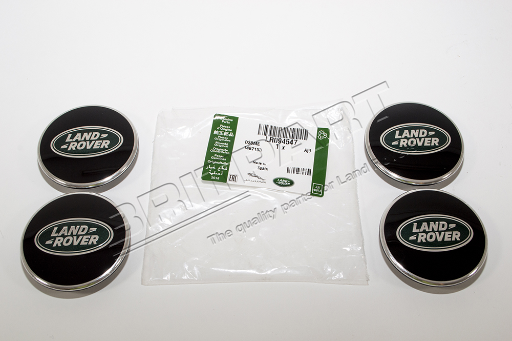 LAND ROVER WHEEL CAPS BLACK / GREEN | RST Landrovers